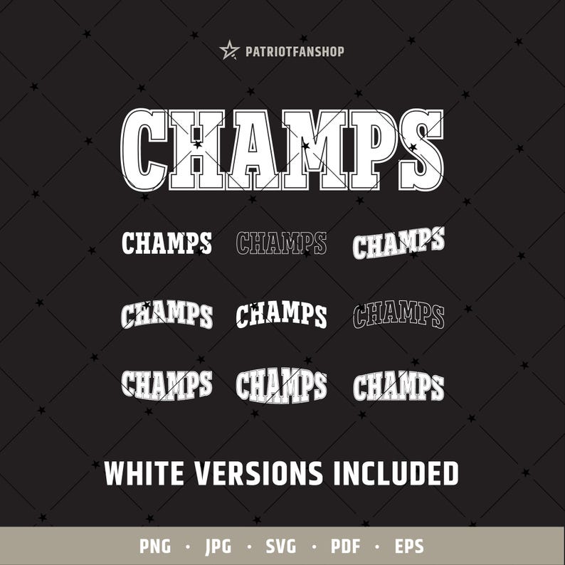 Champs Varsity SVG, Champs Png, Champions Varsity Outline Svg, Varsity ...