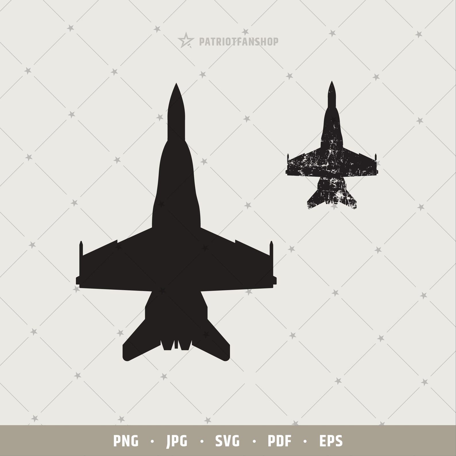 F/A-18 Jet Fighter Aircraft Silhouette SVG, Fa18 Super Hornet Military ...