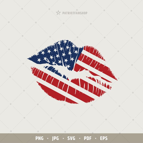 Distressed Lips Svg - Etsy