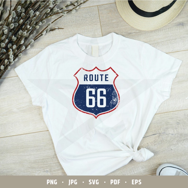 Route 66 Sign Pack SVG | Highway 66 Clipart | Vector Illustration | US ...