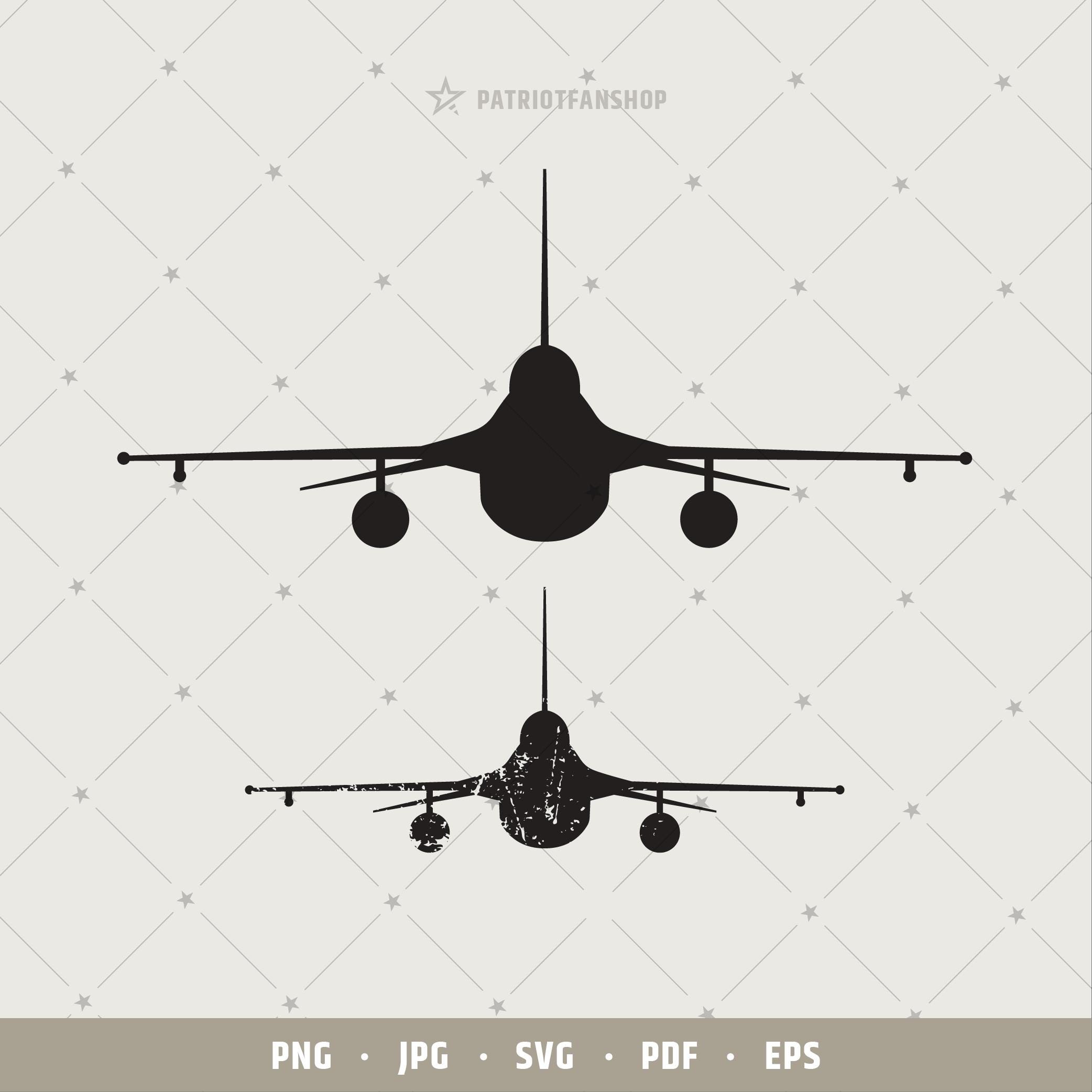 F-16 Svg, F16 Fighting Falcon Front View Silhouette Png, F-16 USAF ...
