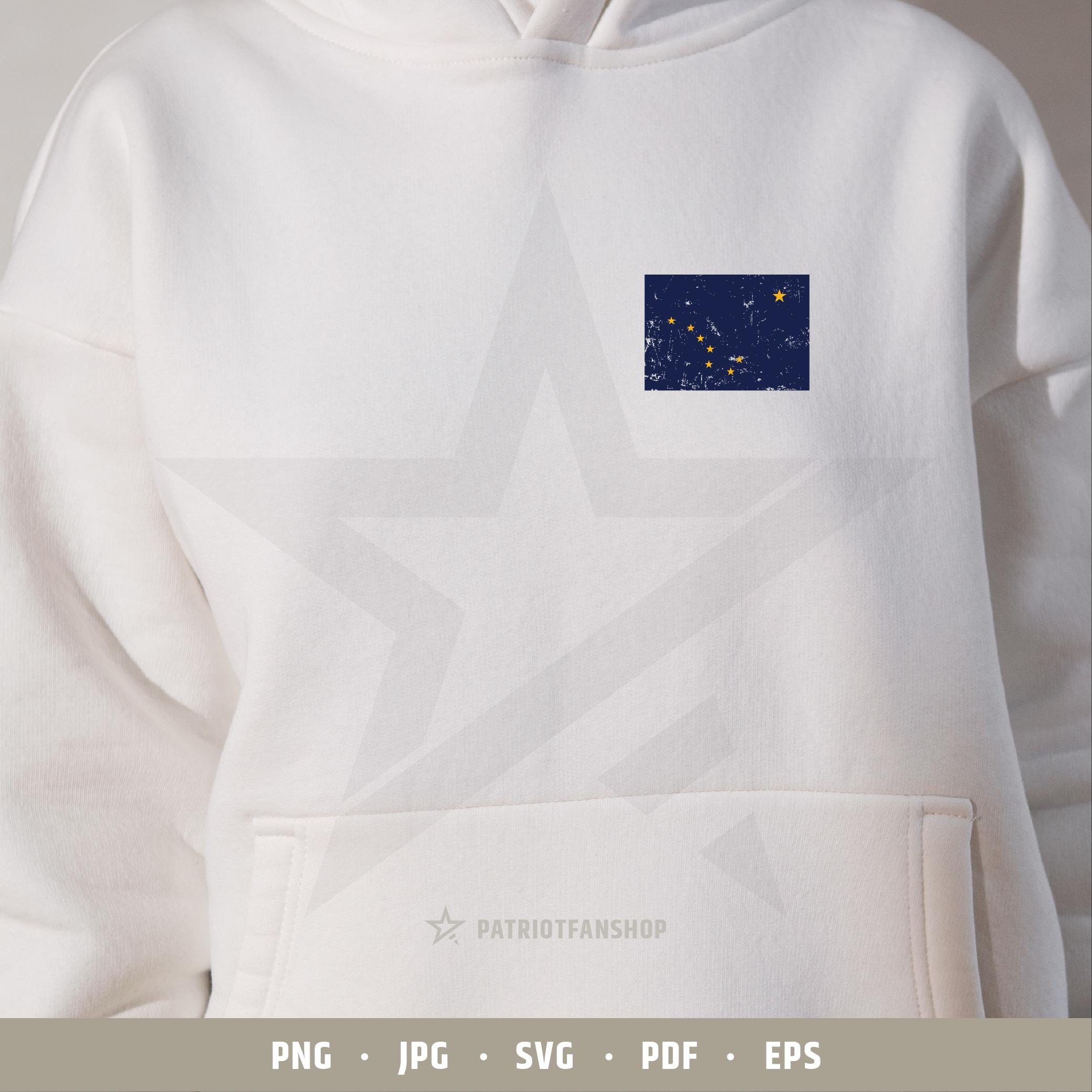 Alaska State Flag Svg, Distressed Alaska Png, Juneau Eps, Anchorage ...