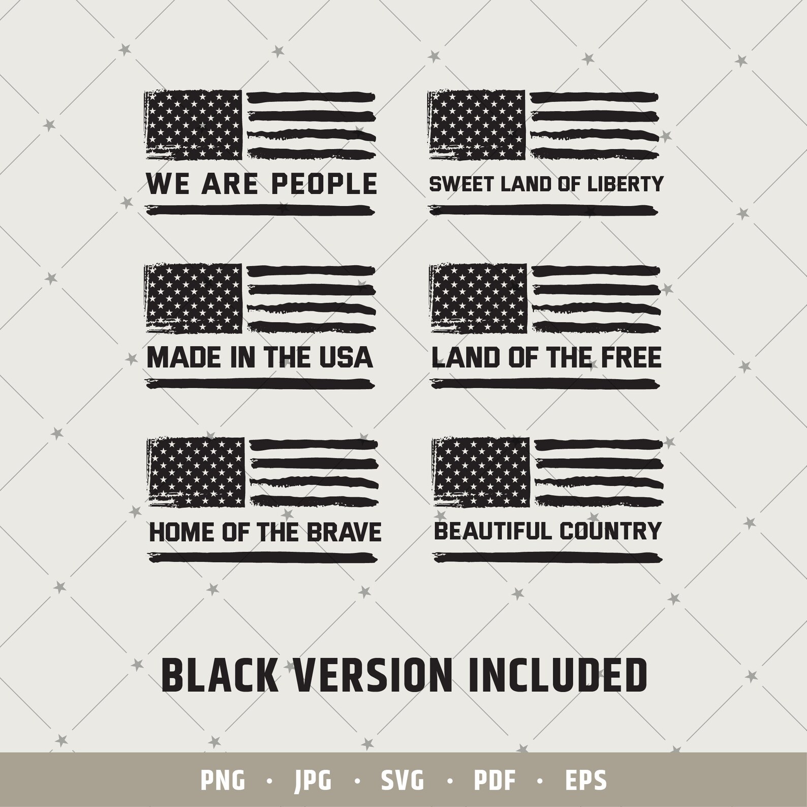 US Rough Flag Svg | American Distressed Flag Png | We Are People | 4th ...
