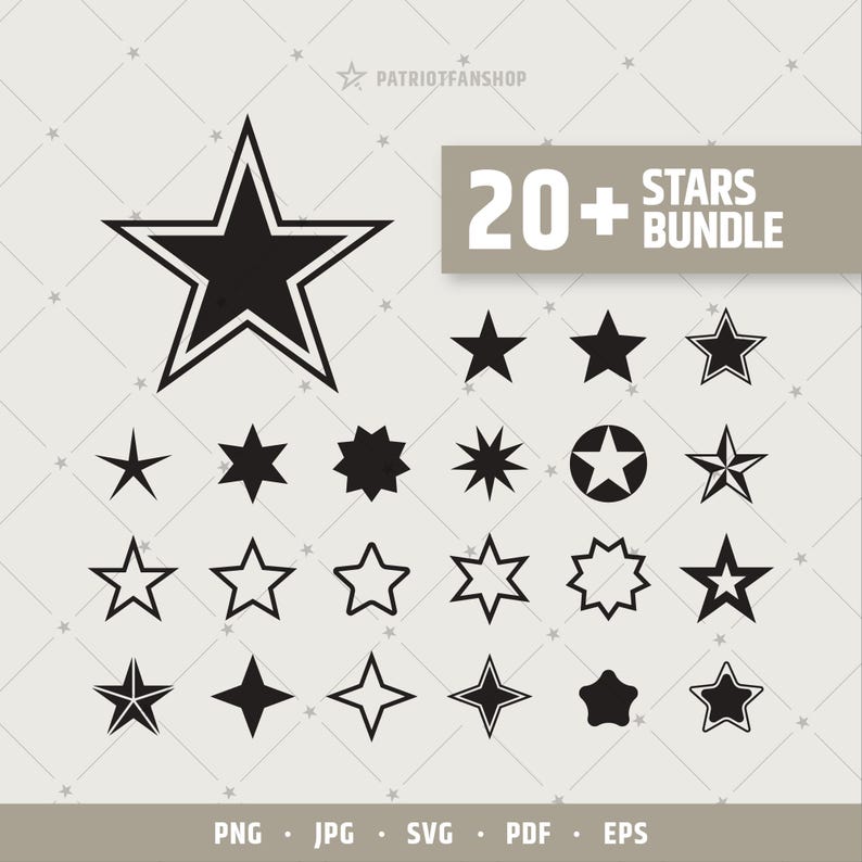 Star Svg Bundle, Stars SVG, Star Icon, Star Silhouette Svg, Sparkling ...