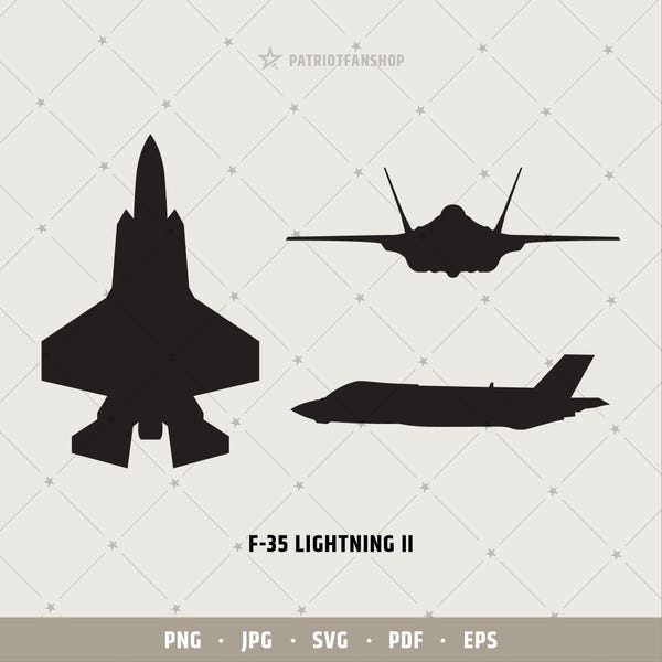 F35 Silhouette - Etsy