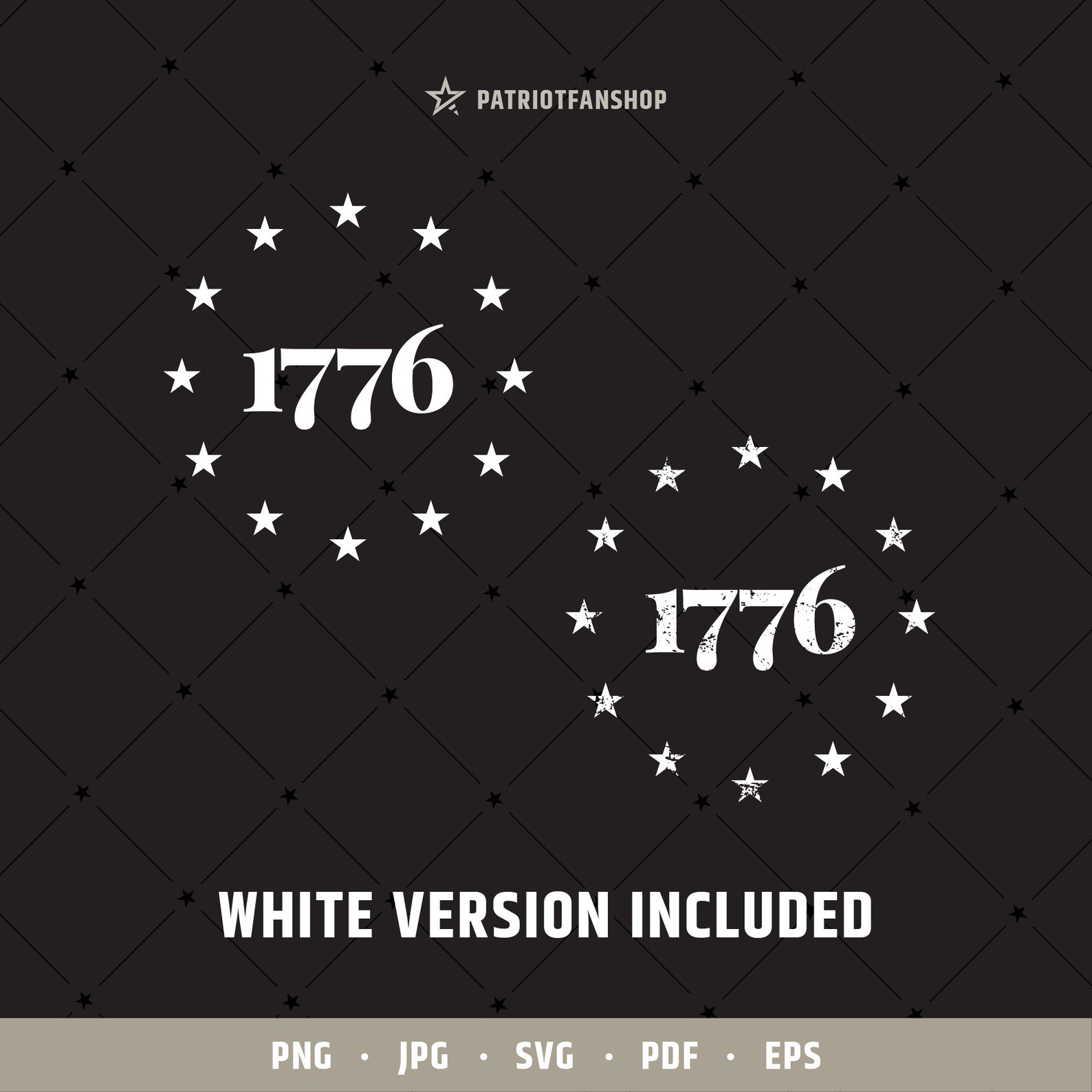 1776 Stars Circle Svg | Rough 1776 Shirt Svg | Grunge 4th of July Decal ...