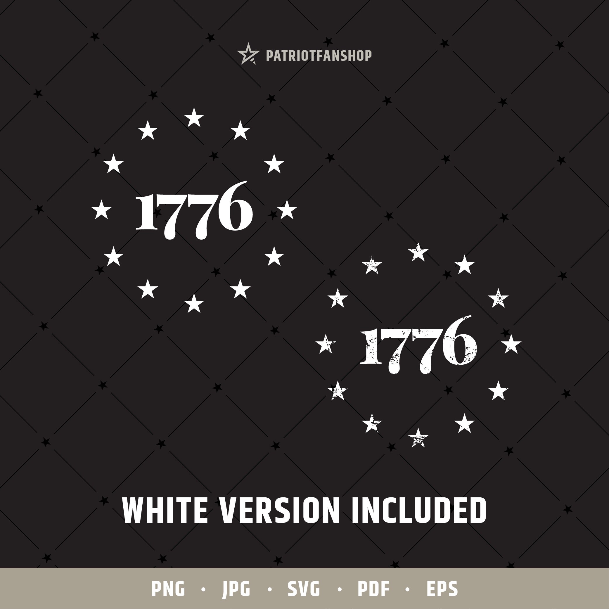 1776 Stars Circle Svg | Rough 1776 Shirt Svg | Grunge 4th of July Decal ...