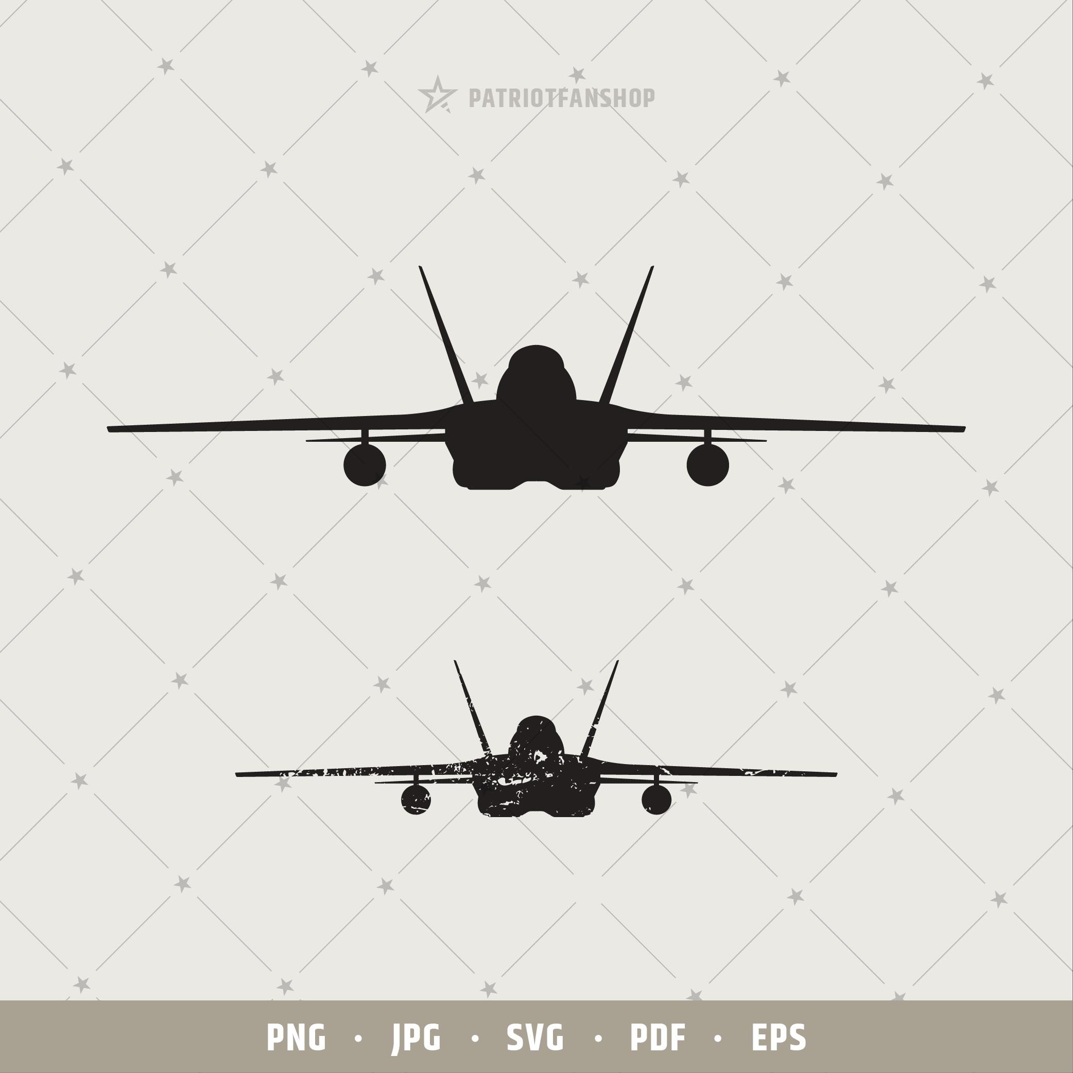 F/A-18 Silhouette Svg, FA-18 Front View Svg, Fa18 Super Hornet Military ...