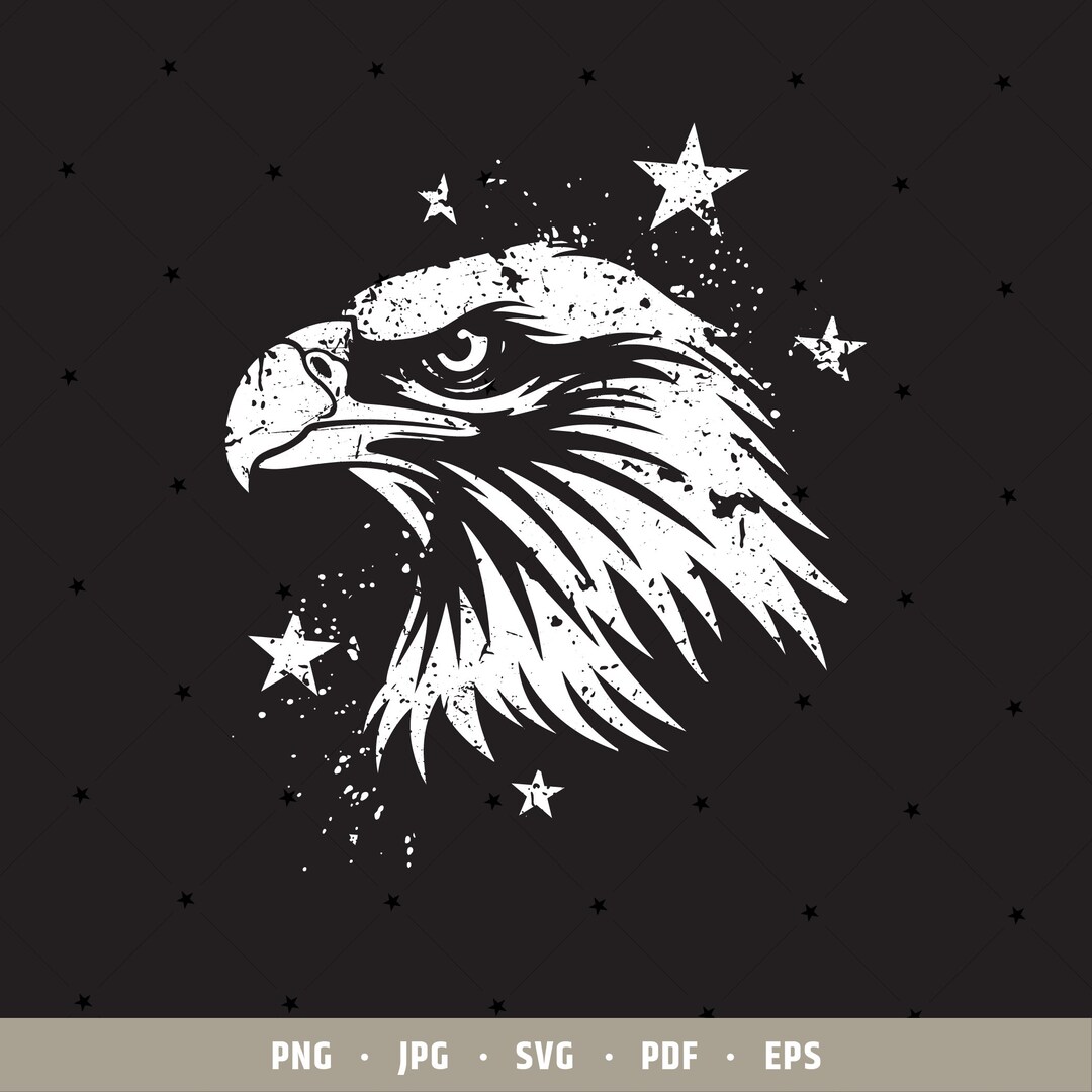 American Eagle SVG | Distressed Eagle Cut Files | Bald Eagle Eps ...