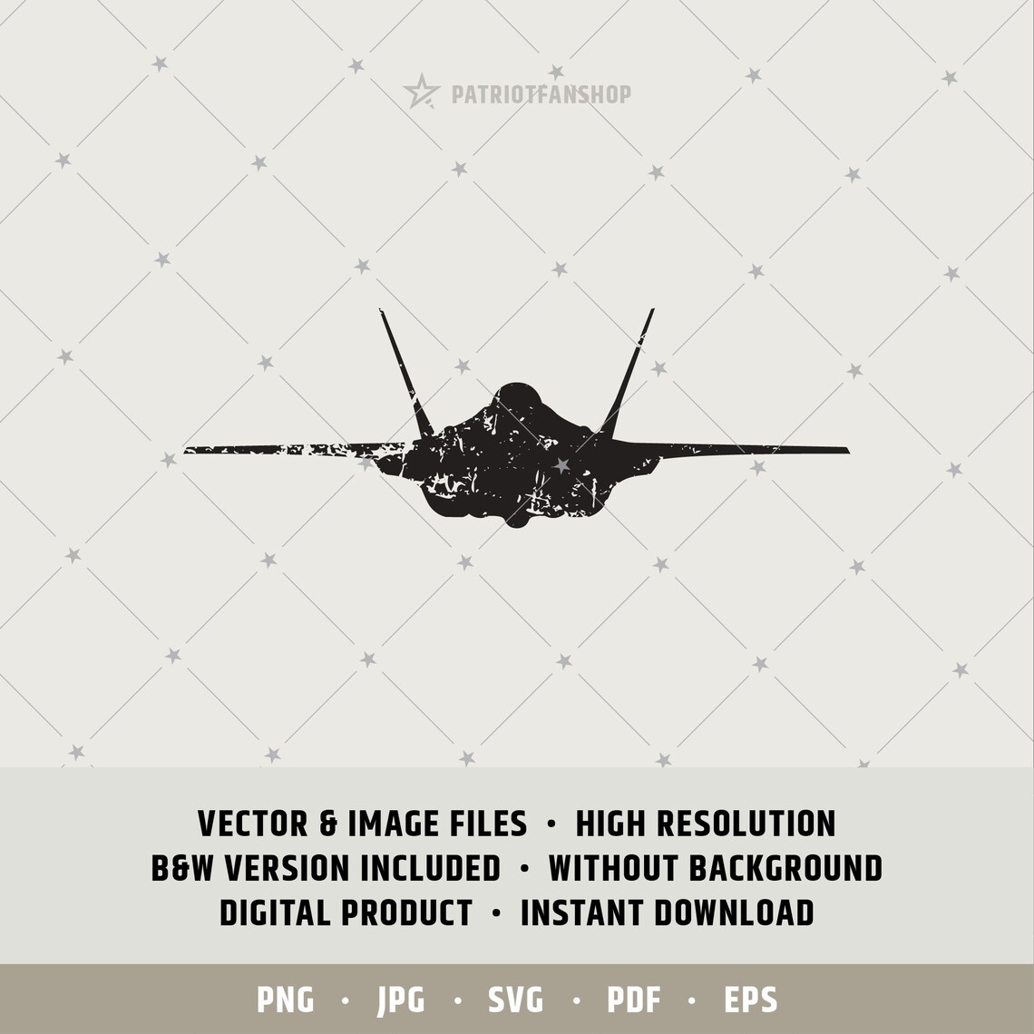 F-35 Lightning Jet Fighter Front View SVG, F35 Military Aircraft ...