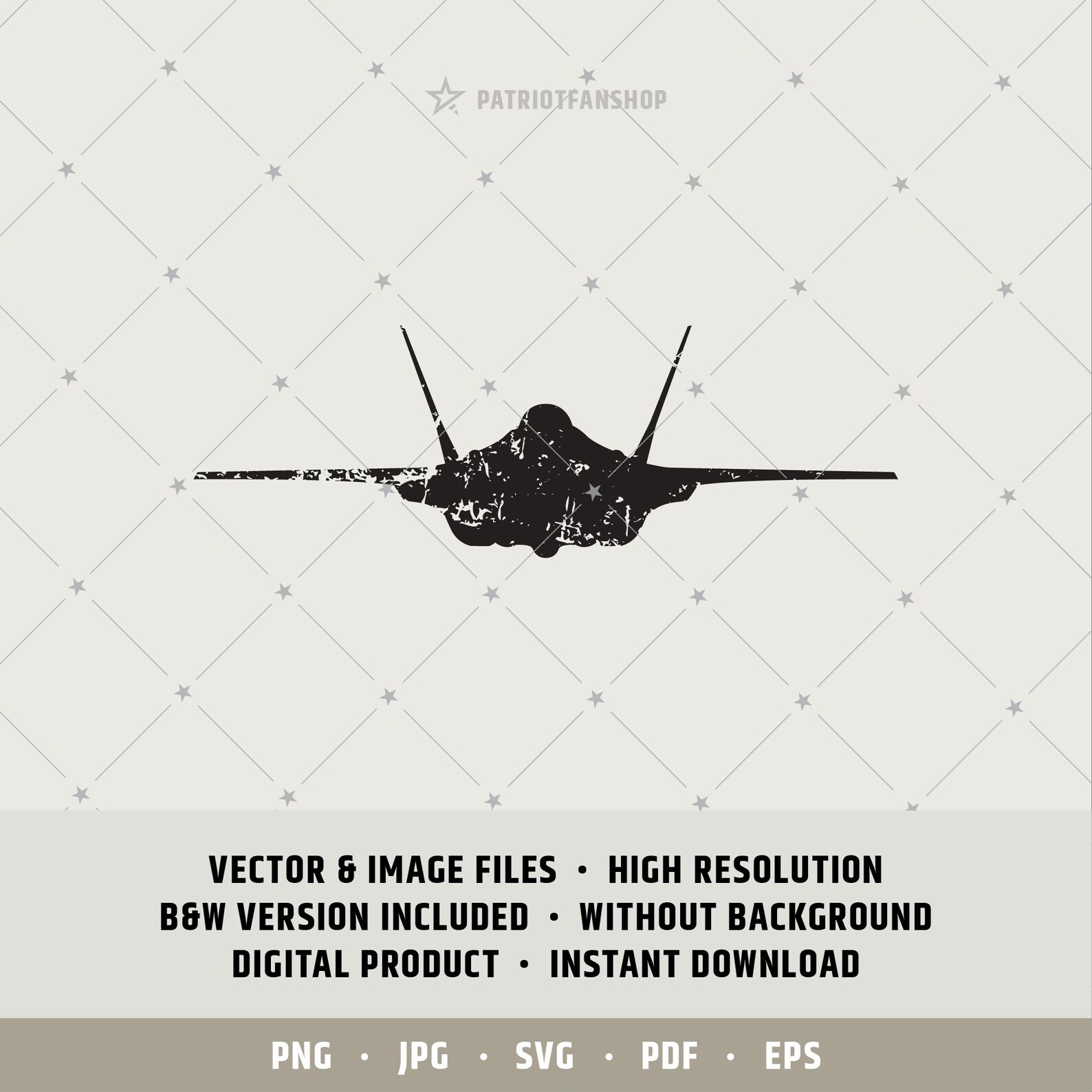 F-35 Lightning Jet Fighter Front View SVG, F35 Military Aircraft ...