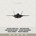 F-35 Lightning Jet Fighter Front View SVG, F35 Military Aircraft ...
