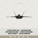 F-22 Raptor Jet Fighter Bundle SVG, F22 Stealth Military Aircraft ...