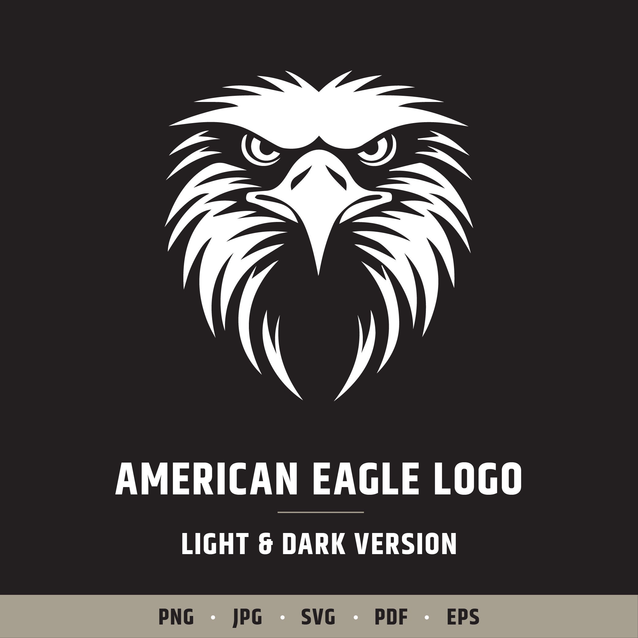 American Eagle Logo SVG | Eagle Cut Files | Military Vectors | Bald ...