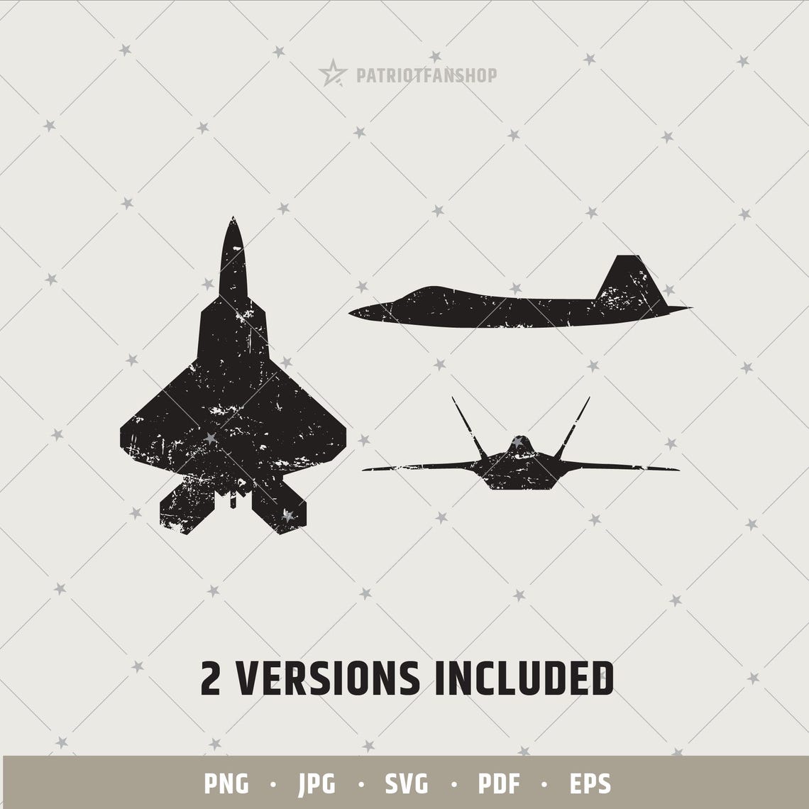 F-22 Raptor Jet Fighter Bundle SVG, F22 Stealth Military Aircraft ...