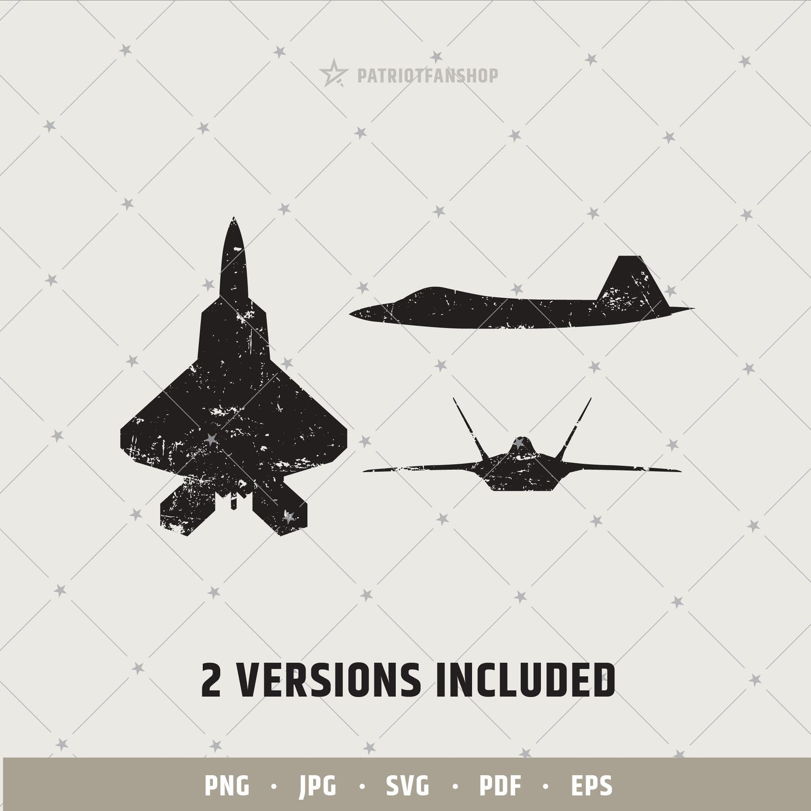 F-22 Raptor Jet Fighter Bundle SVG, F22 Stealth Military Aircraft ...