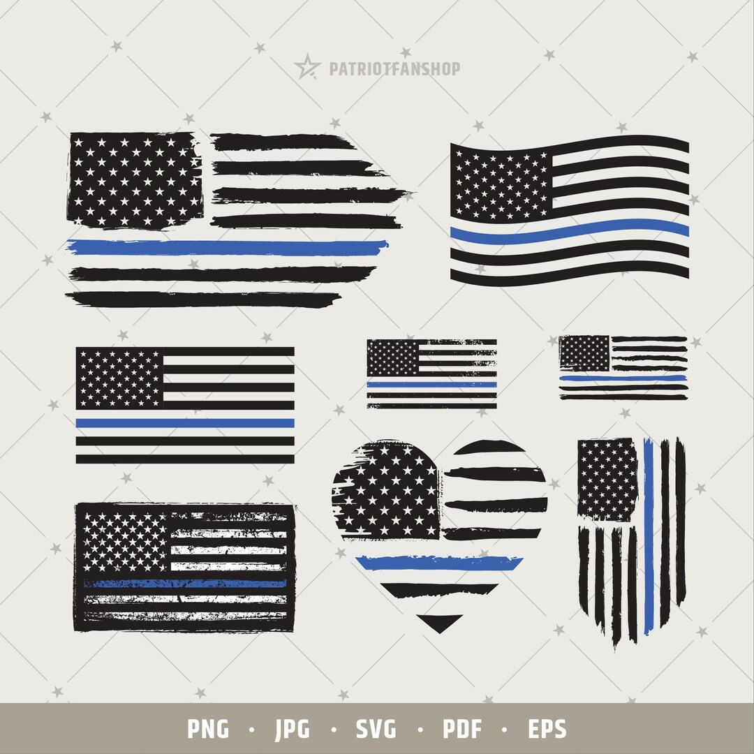 Police Svg, Police Flag Png, Officer Svg, K9, Thin Blue Line Flag, Back ...