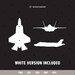 F-35 Lightning II Jet Fighter SVG Bundle: Military Aircraft Decal ...