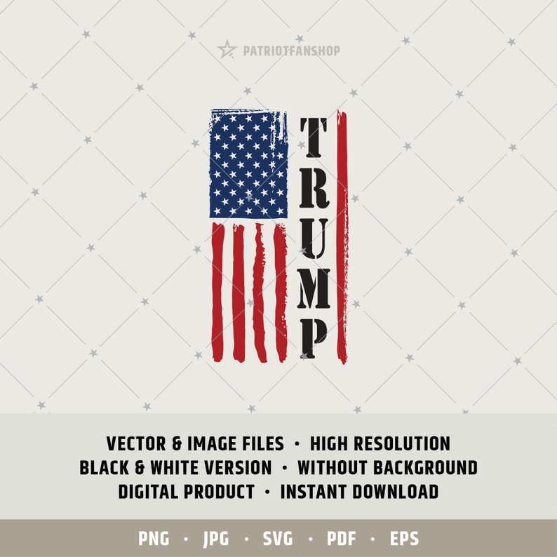 171 Trump Vertical Flag Svg Trump Png American Distressed Flag Png ...