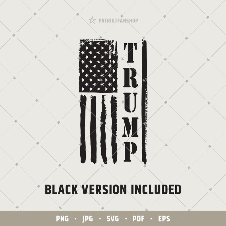 171 Trump Vertical Flag Svg Trump Png American Distressed Flag Png ...