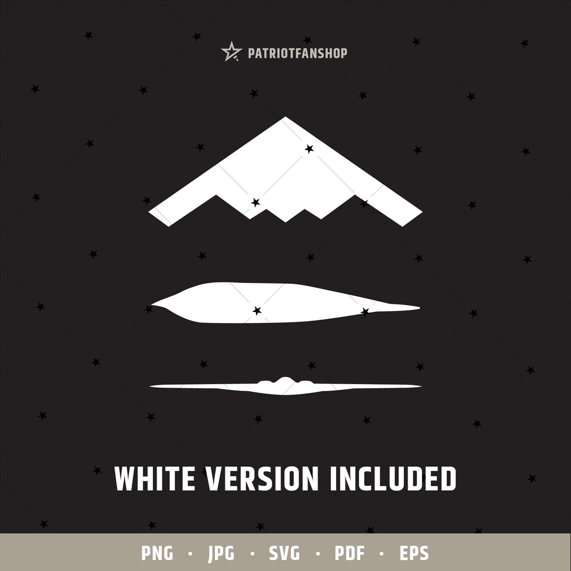 B-2 Spirit Bomber SVG Bundle, US Air Force, Cricut Silhouette Files ...