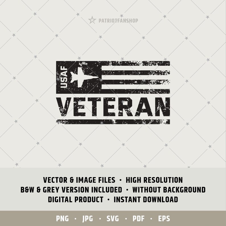 USAF Veteran SVG, USAF Png, Air Force Pdf, U.S Air Force Decal ...