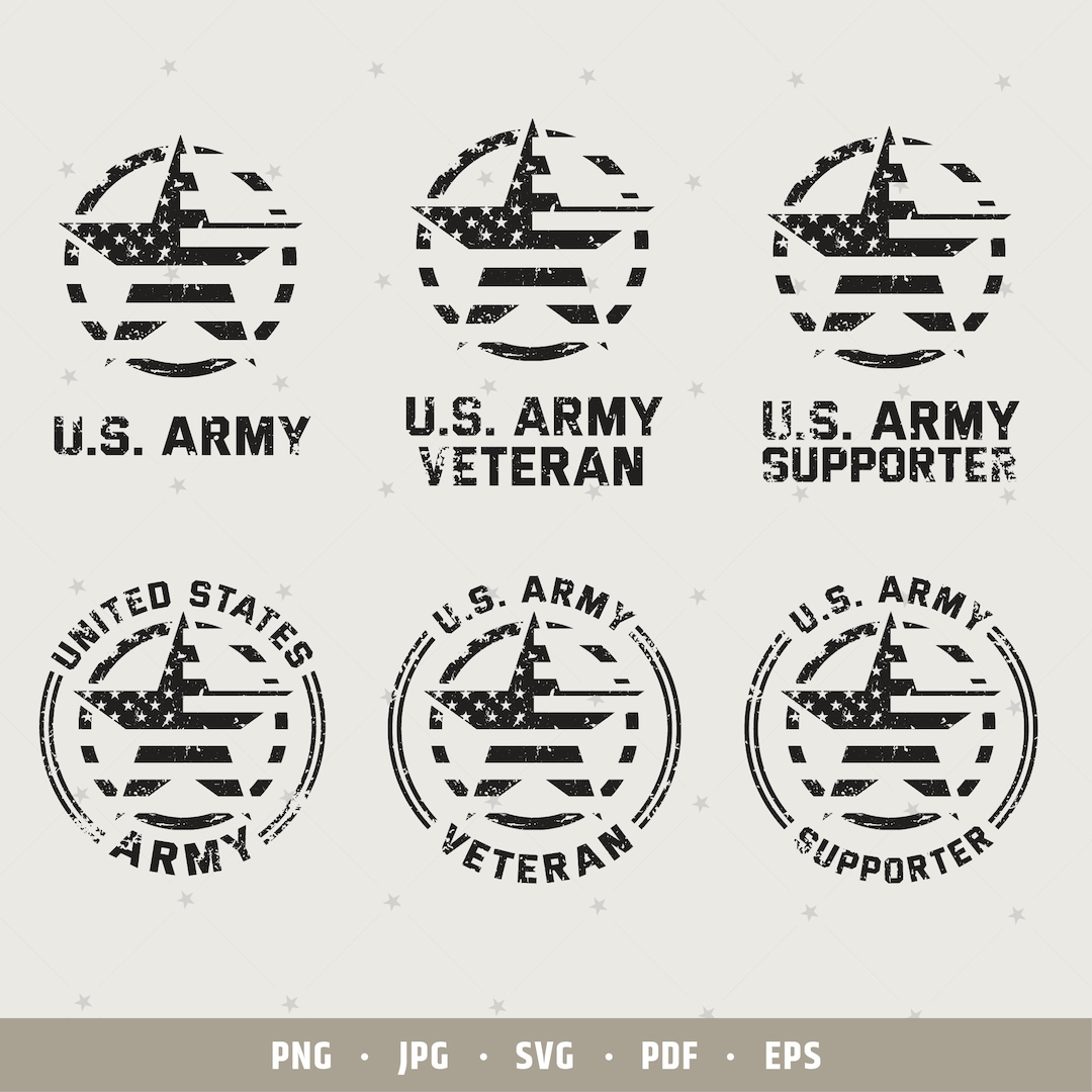 US Army Star Flag SVG: Veteran Day Patriotic Design (digital) | 123 - Etsy