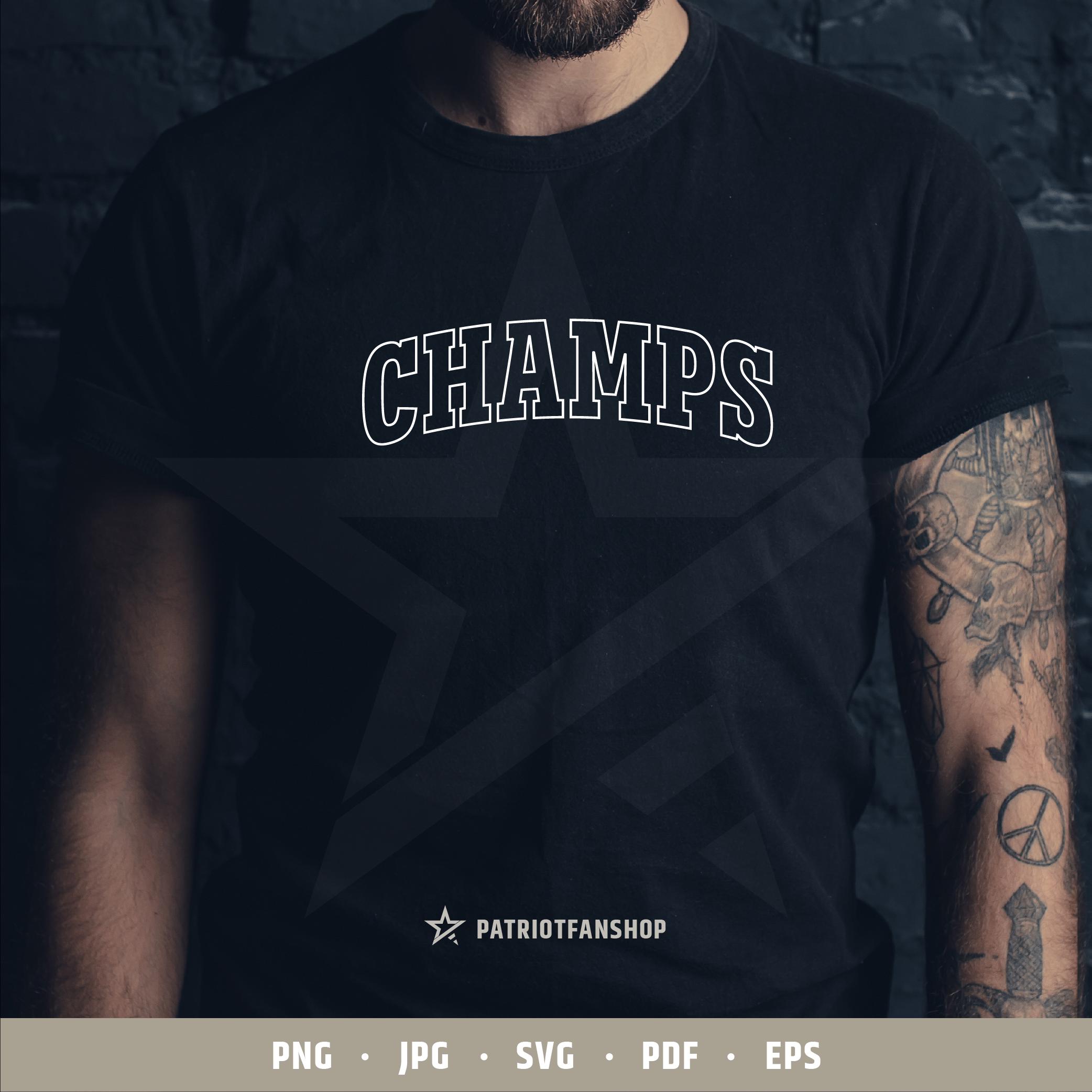 Champs Varsity SVG: Champions Outline Design (digital Download) | 278 ...