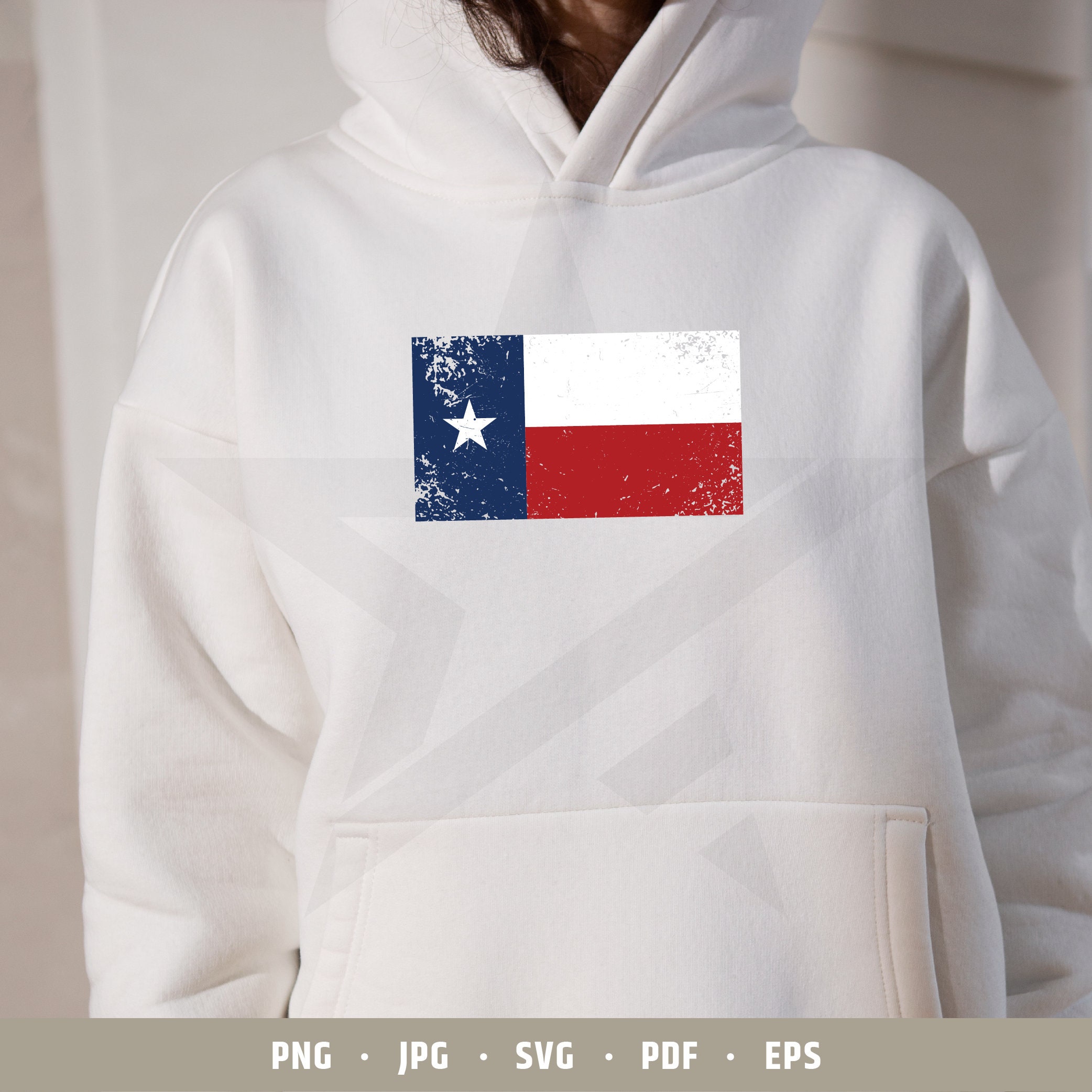 Texas Distressed Flag SVG: Grunge State Clipart (digital Download ...