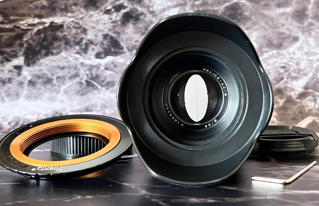 Anamorphic Lens Helios-44-2 58 Mm F2 Cine Mod With Oval Anamorphic ...