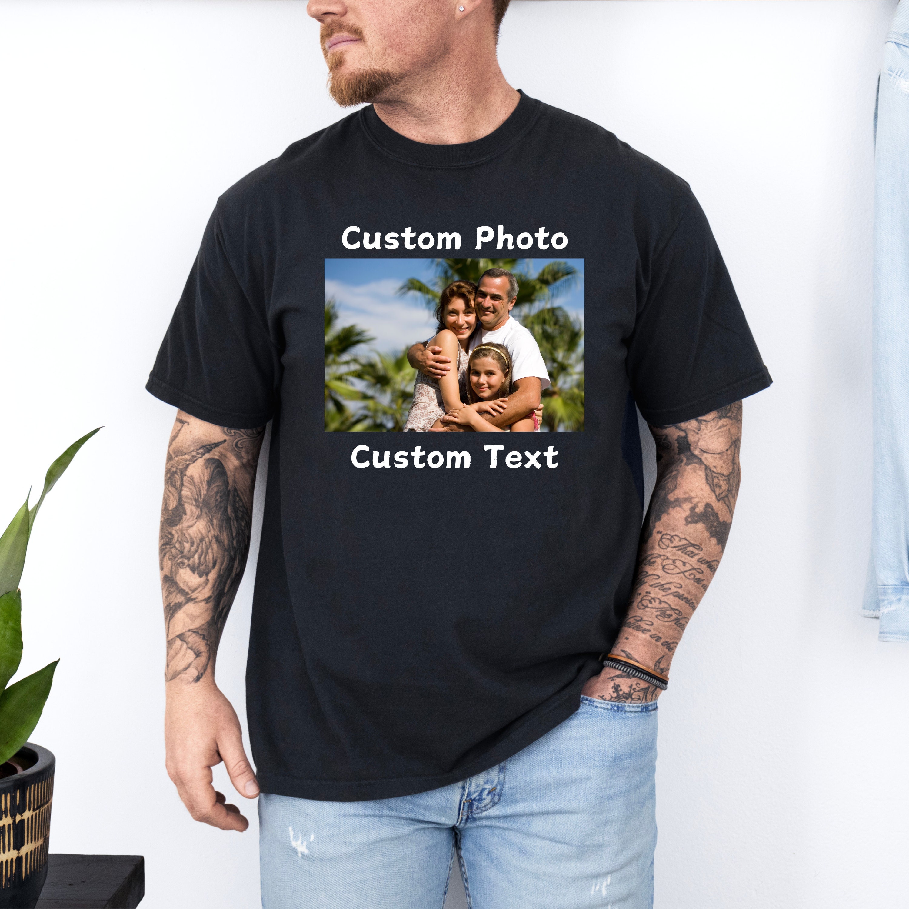 Custom Shirt With Photo, Photo Shirt, Custom Photo Shirt, Custom T ...