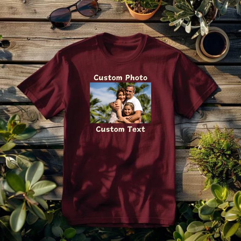 Custom Shirt With Photo, Photo Shirt, Custom Photo Shirt, Custom T ...