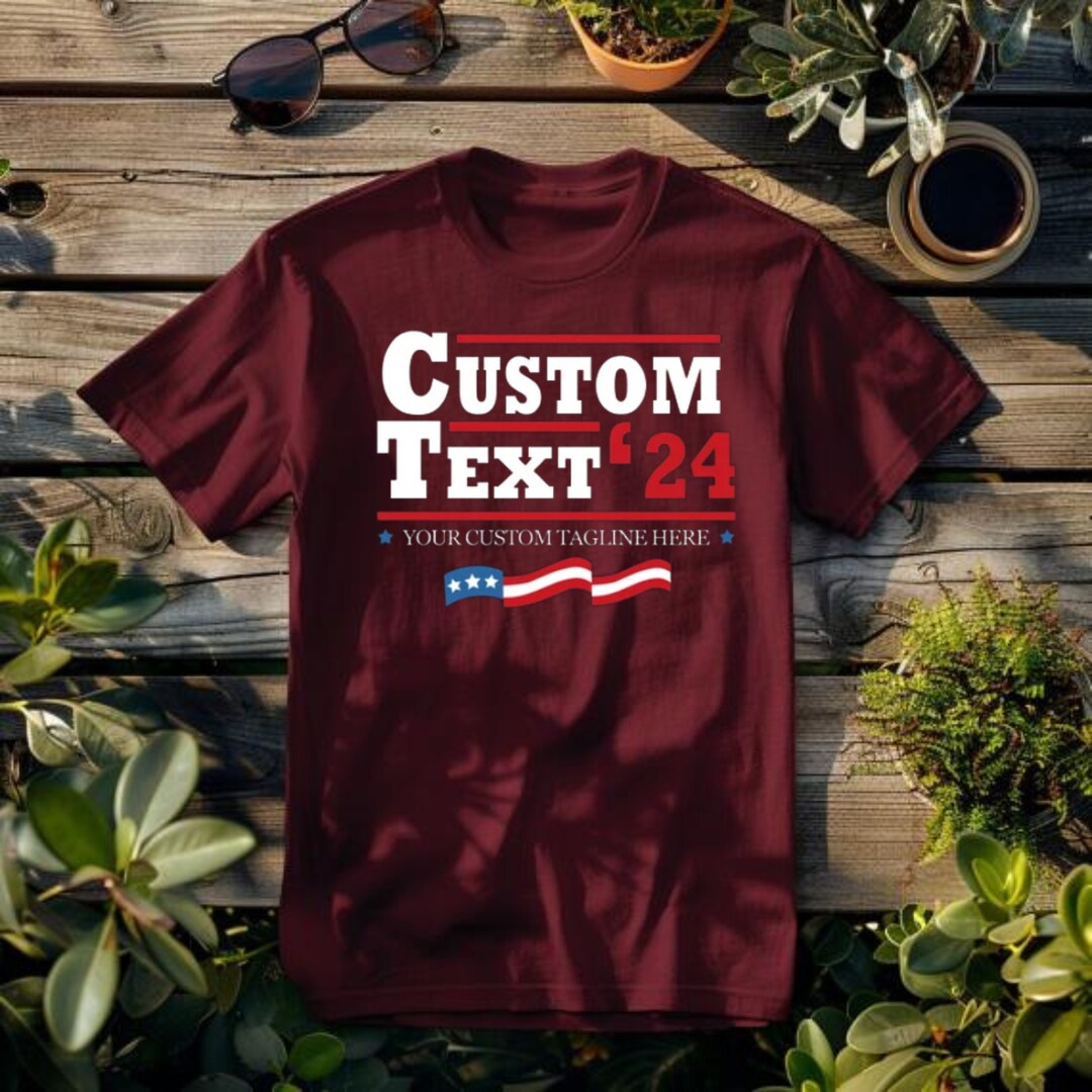 Custom Vote Tee, Custom Election Shirt, Personalized Election Shirt ...
