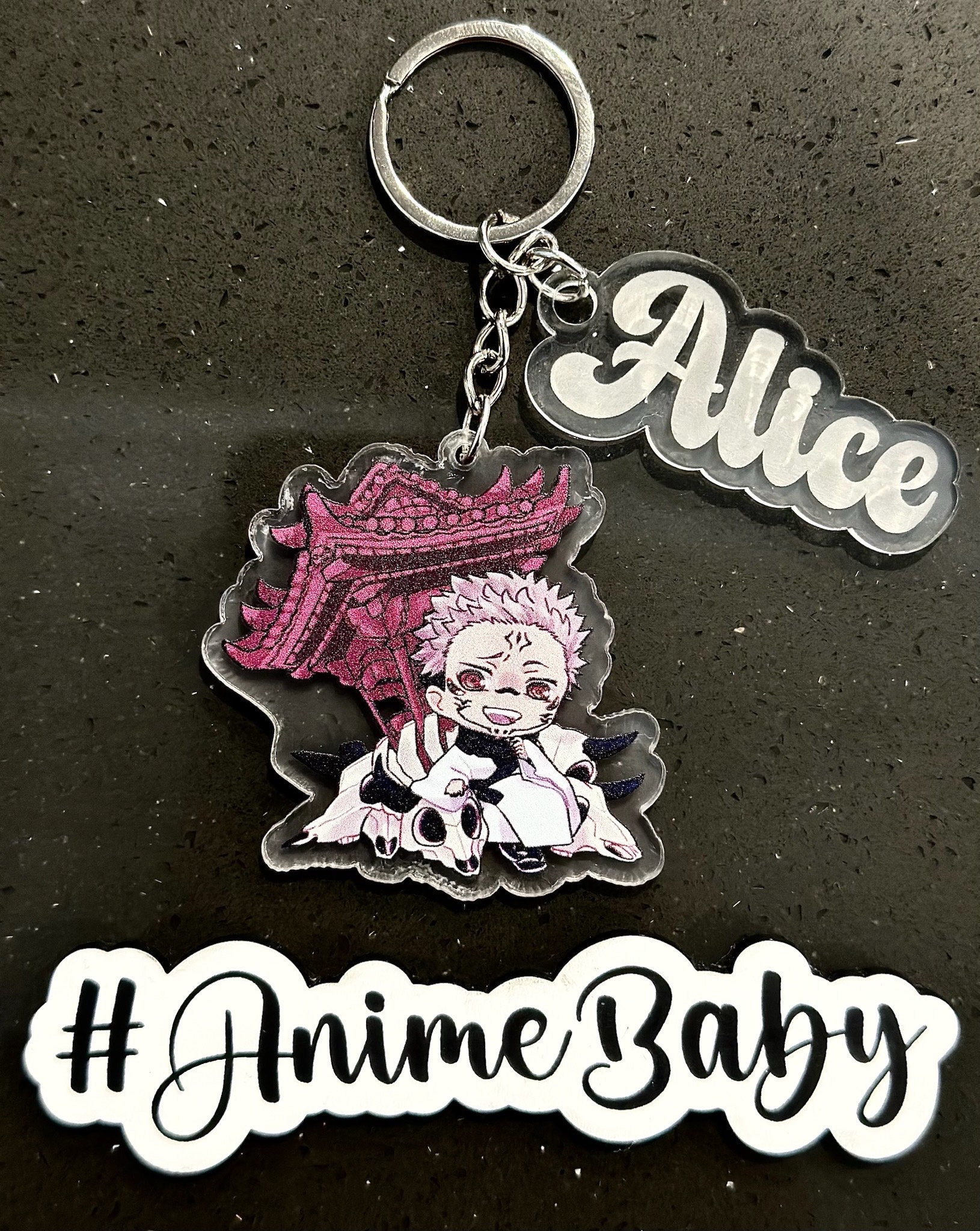 Ryomen Sukuna Custom Keyring, Gift for Him/her, JJK - Etsy