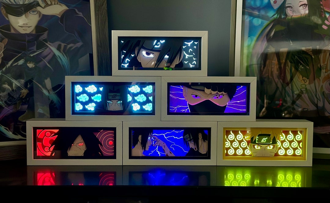 Custom Anime Light Box, Anime Night Light RGB Remote, Manga Lightbox ...
