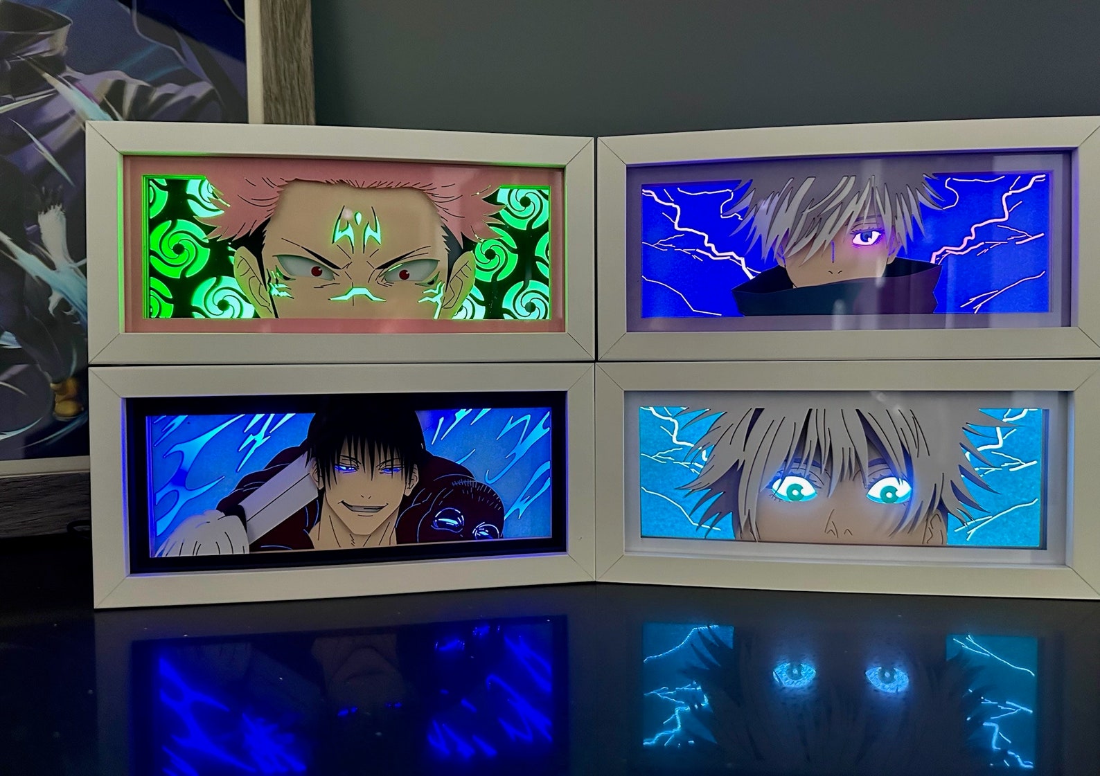 Anime Light Box, Anime Night Light RGB Remote, Anime Gift, Manga ...