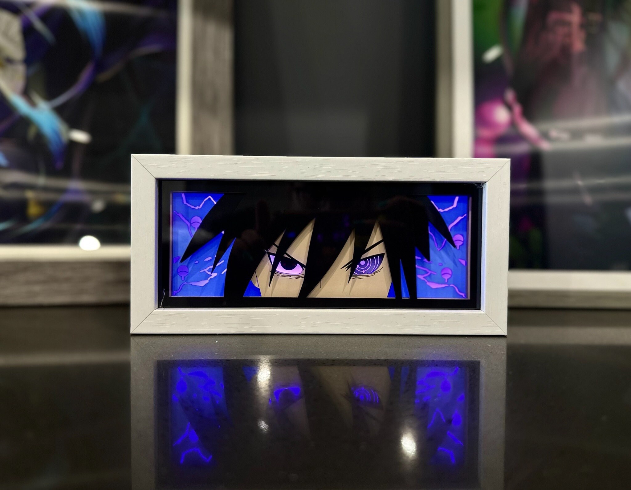 Custom Anime Ninja Light Box, Anime Night Light RGB Remote, Anime Light ...