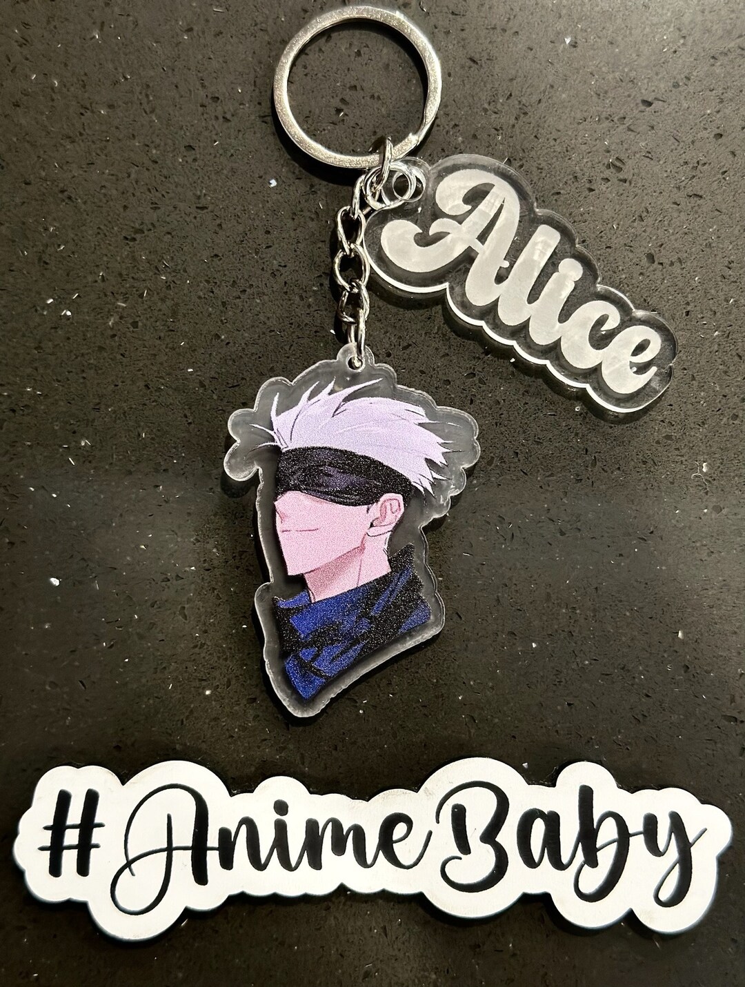 Gojo Satoru Custom Keyring, Gift for Him/her, JJK - Etsy