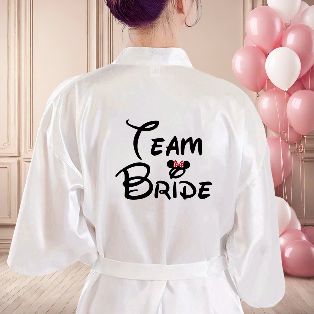 Team Bride Robe, Bridesmaid Robe, Bridal Shower Robe, Bridal Shower ...