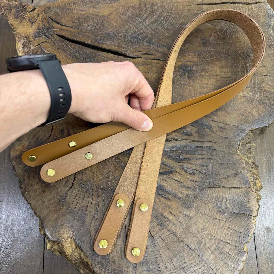 31.5" Leather Handles With Screws – for Crochet, Knitted & DIY Bags - Etsy