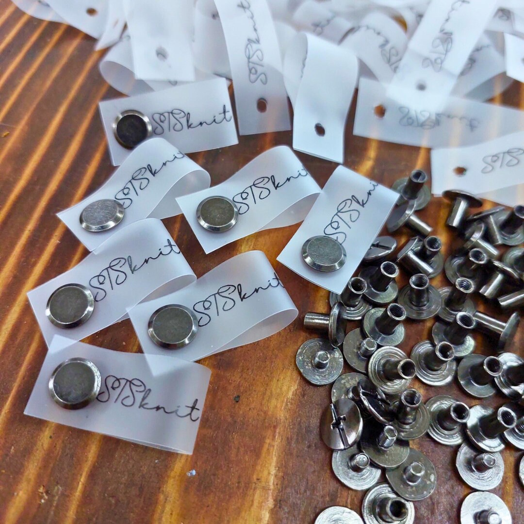 Personalized Silicone Tags - Custom Logo Labels for Crochet, Knitting ...