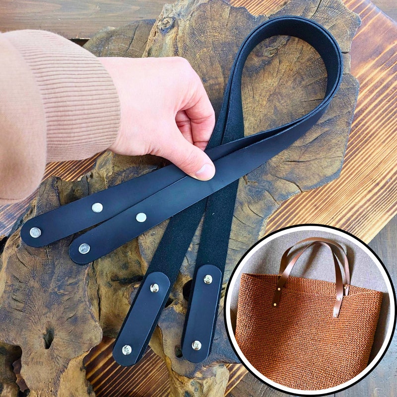 Leather Bag Handle - Etsy