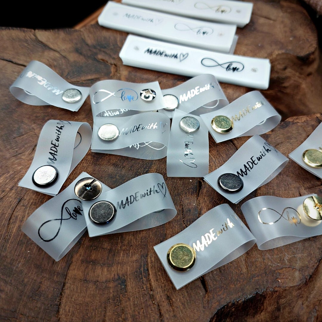 Custom Silicone Tags for Crochet - Personalized Logo Tags for Handmade ...