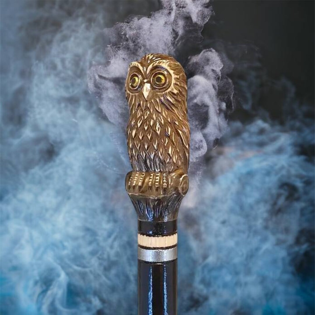 Cane Owl Cane Bird Animal Cane Wood Cane Wood Carved Ergonomic Wooden ...