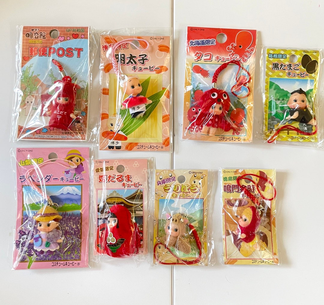 Kewpie Vintage Charm Strap Gotochi Keychain Hello Kitty Sanrio Rare 3 ...