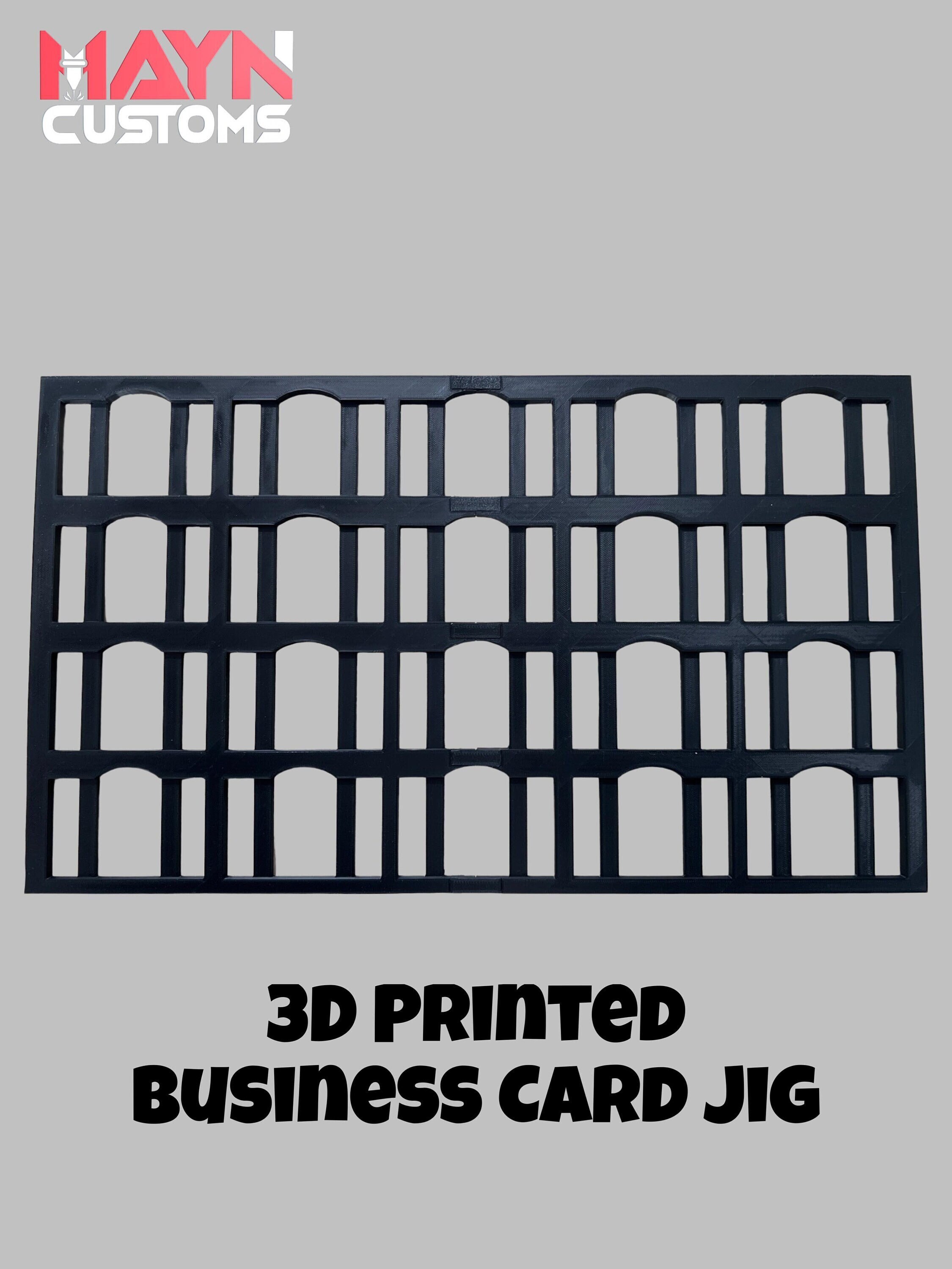 Digital File 3D Printed Jig Business Card Holder - Etsy