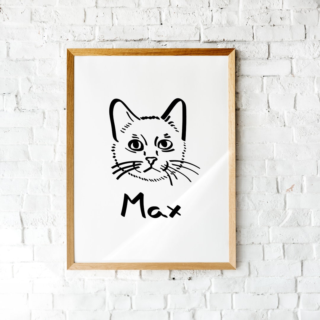 Personalized Pet Portrait Photo, Custom Pet Portraits Using Pet Photos ...