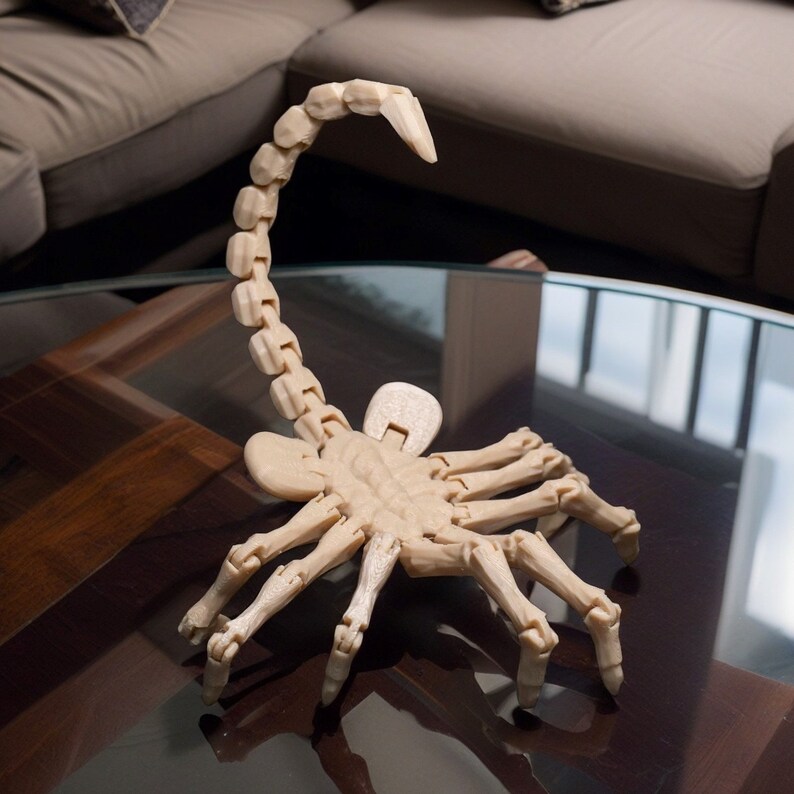 3D Printed Facehugger Simulation Model Integrated Joint Toys Custom ...