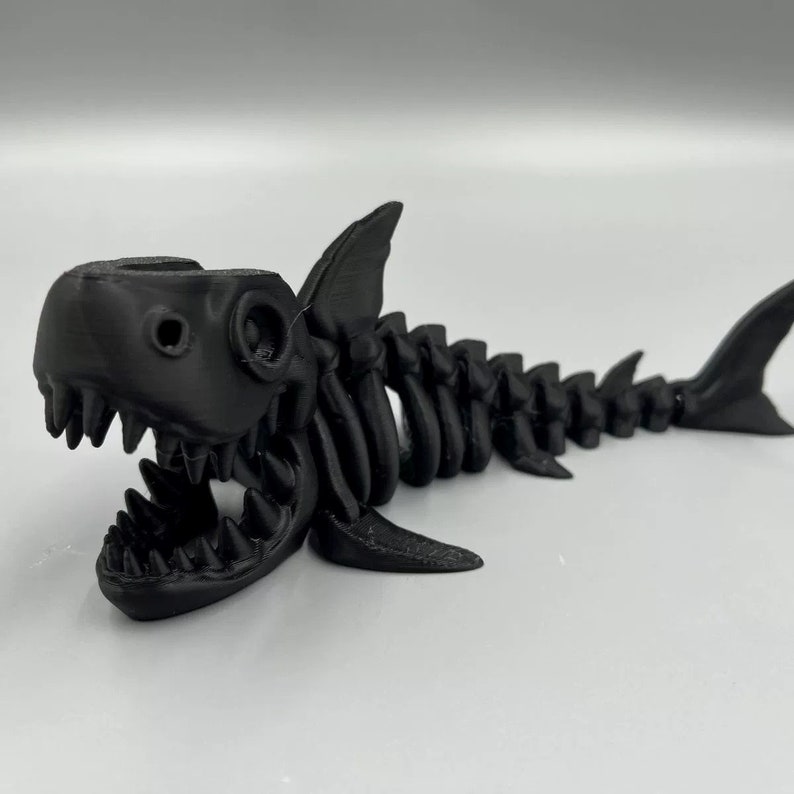 3D Printed Shark Model Toy With Movable Joints - Etsy