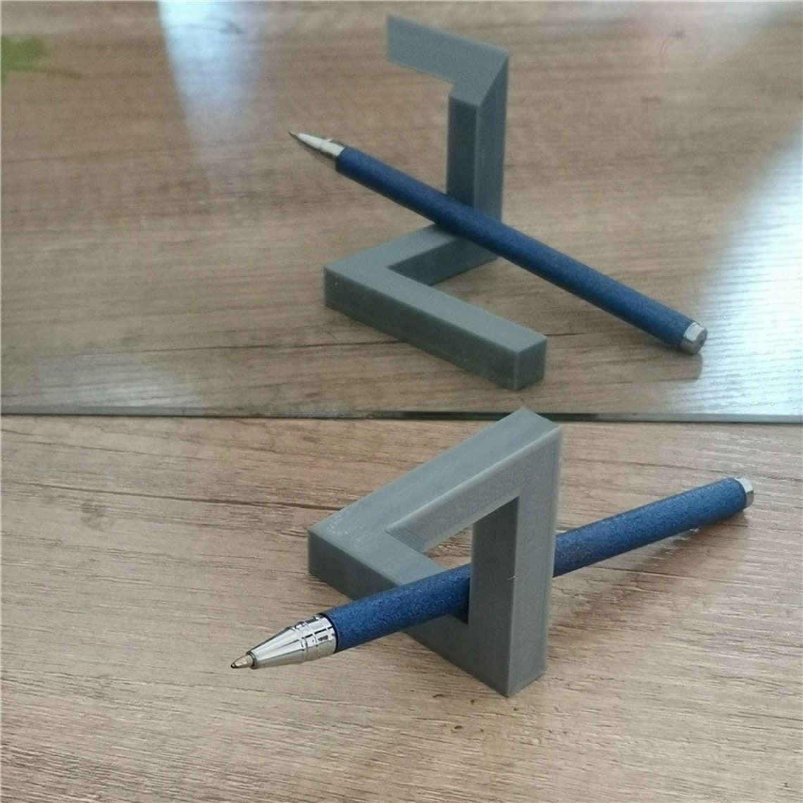 3D Printed Plastic Penrose Tribar Triangle Visual Error Science Toys ...